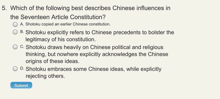 3. Which Chinese school of thought is reflected in | Chegg.com