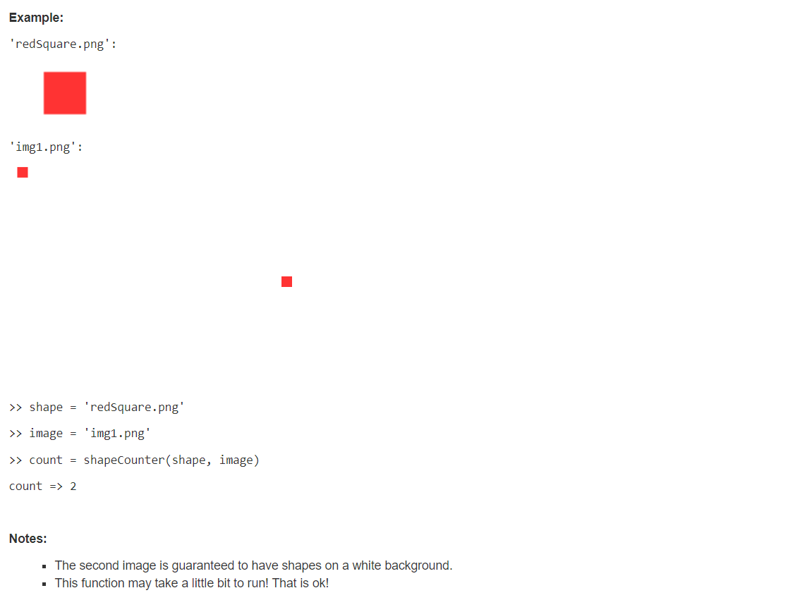 Solved Function Name: shapeCounter Inputs (2): 1. (char) The | Chegg.com Solved Function Name: shapeCounter Inputs (2): 1. (char) The | Chegg.com