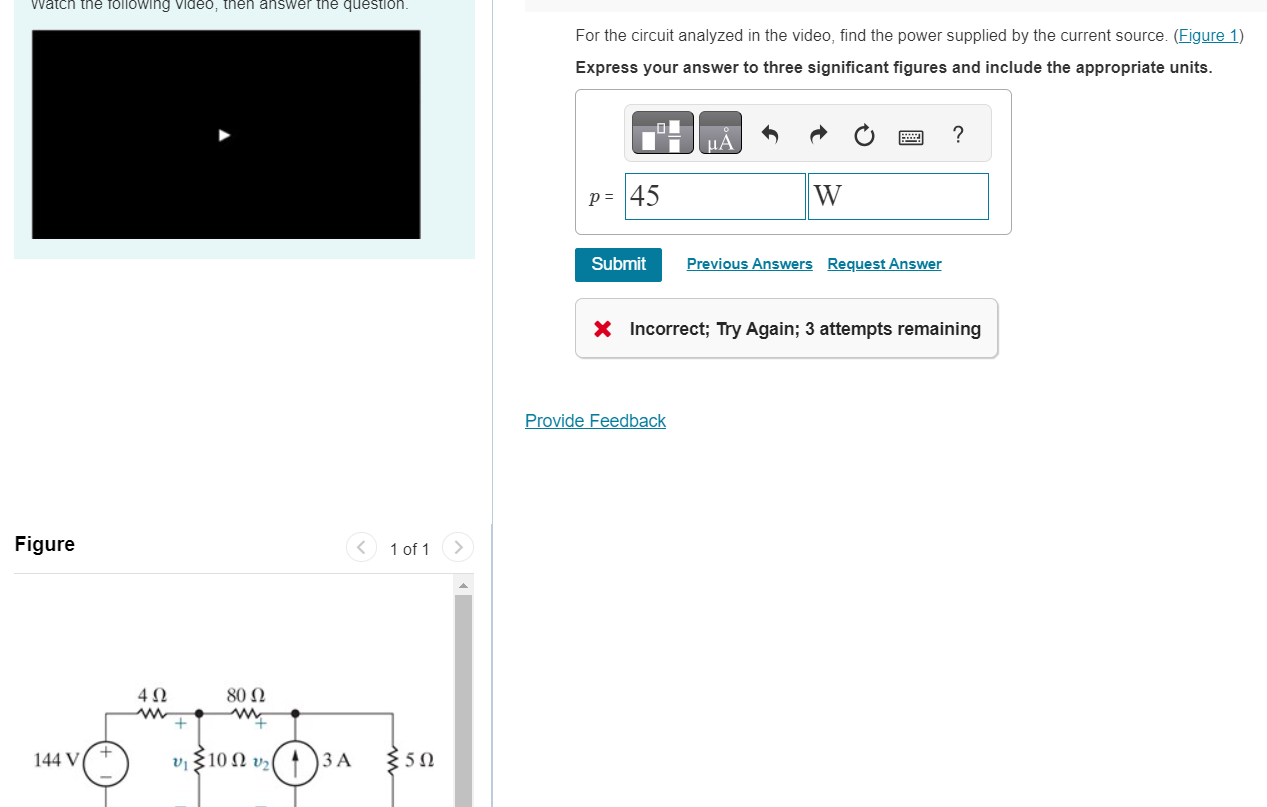 Solved Find the power supplied by the current source. | Chegg.com
