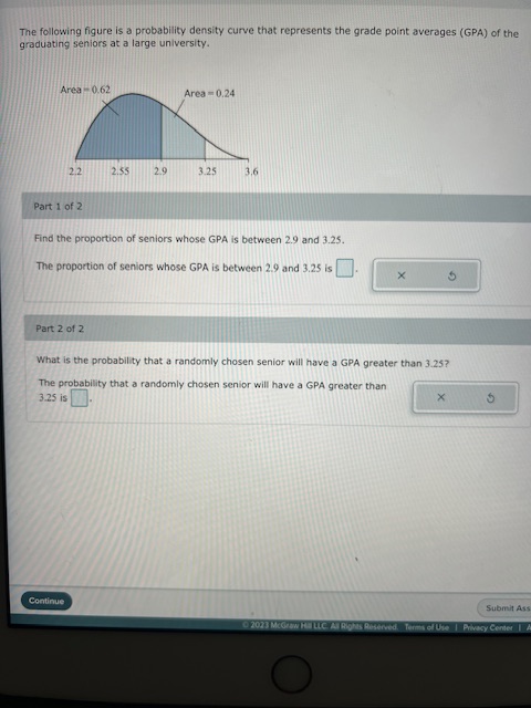 Solved The following figure is a probability density curve | Chegg.com