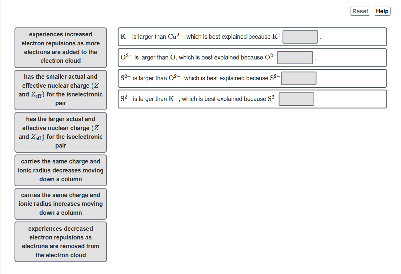 Solved Complete the sentences to provide a brief explanation | Chegg.com