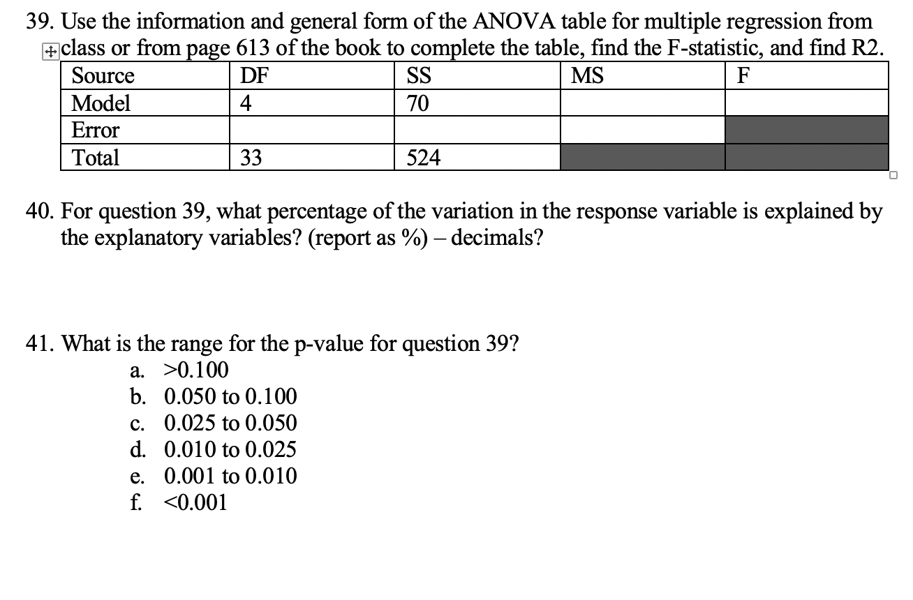 Solved | MS 39. Use the information and general form of the | Chegg.com