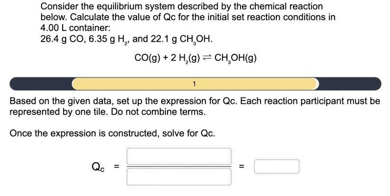 Solved Consider the equilibrium system described by the | Chegg.com