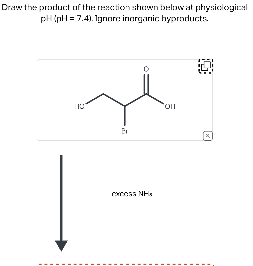 Solved Draw the product of the reaction shown below at | Chegg.com