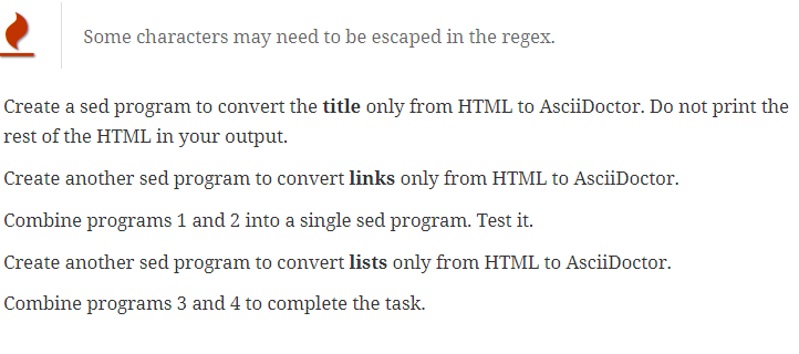 Solved Need help with this Linux question on how to convert | Chegg.com