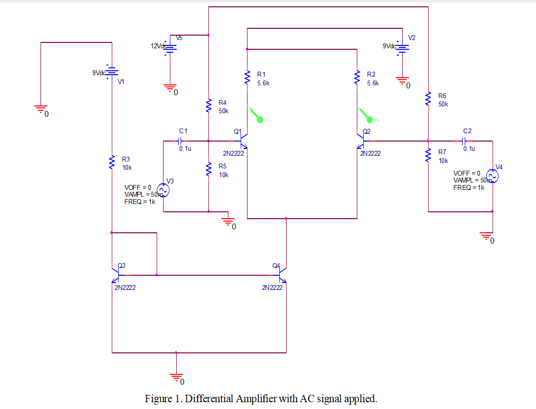 Solved perform bias point analysis and calculate me ﻿values | Chegg.com