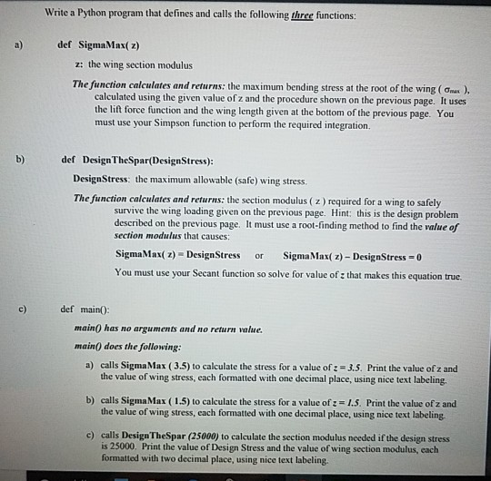 Solved 2. (35 points) One important part of the airplane | Chegg.com