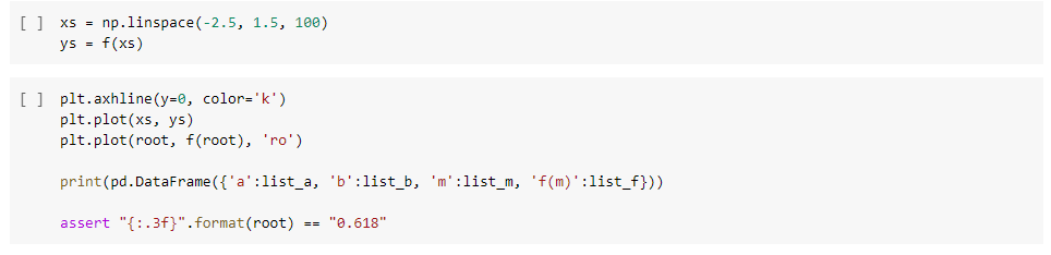 Solved Bisection One Way To Find Out Roots Are To Use
