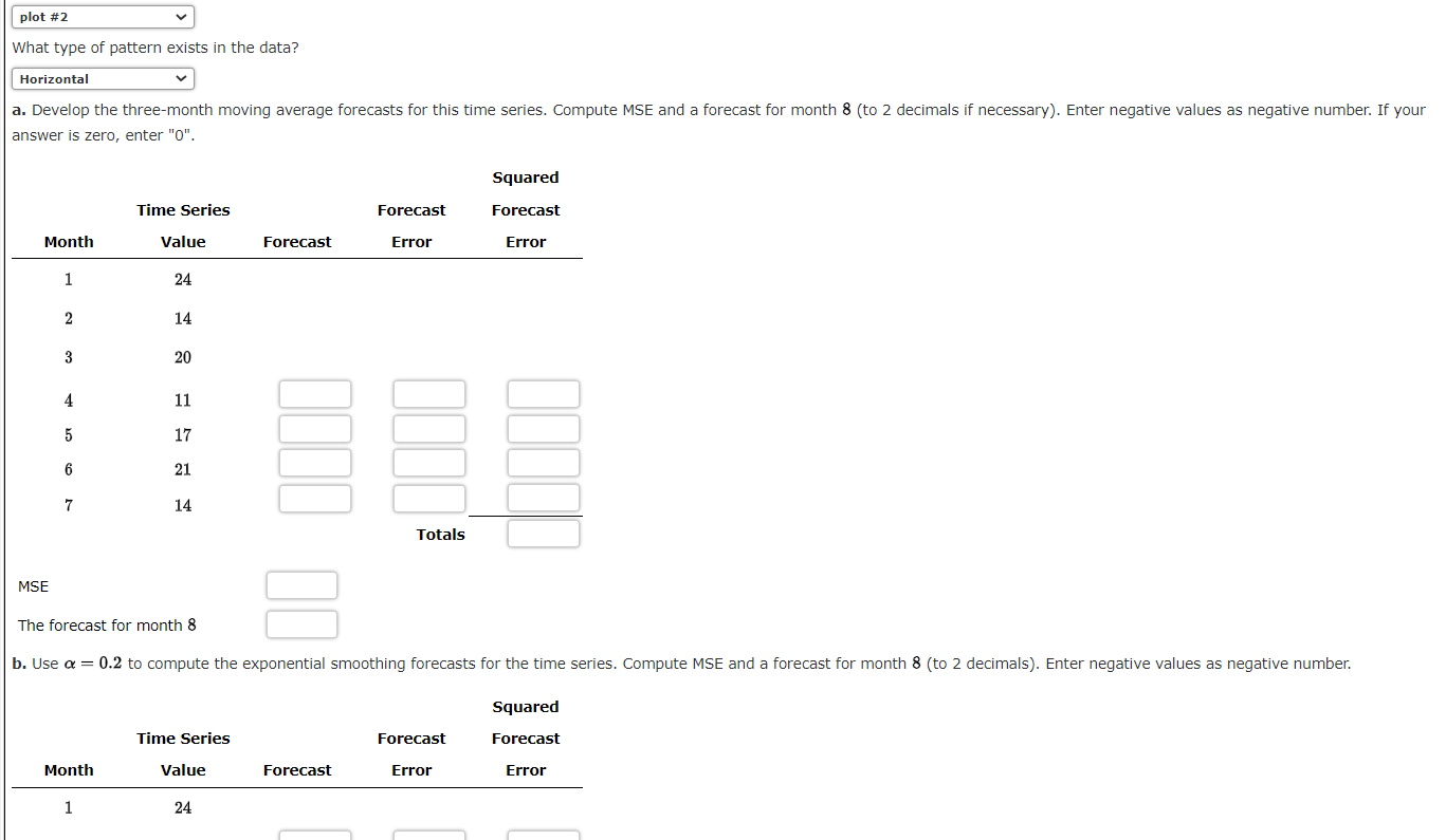 Exercise 17.06 Algo (Moving Averages and Exponential | Chegg.com