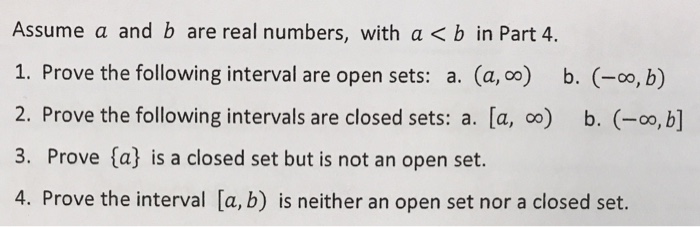 Solved Assume a and b are real numbers, with a