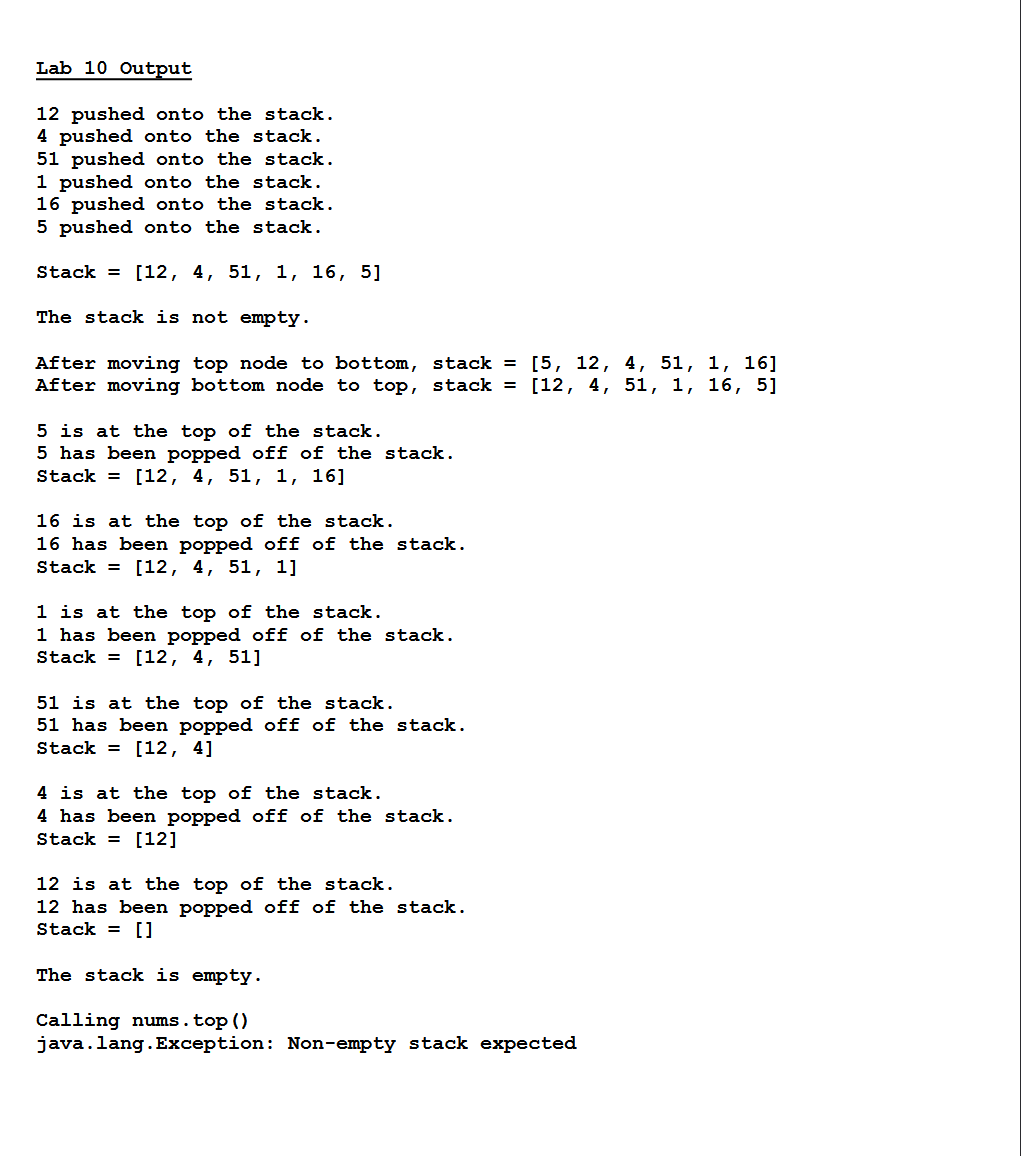 Solved Generic Straight Line Stack with Doubly-Linked Nodes | Chegg.com