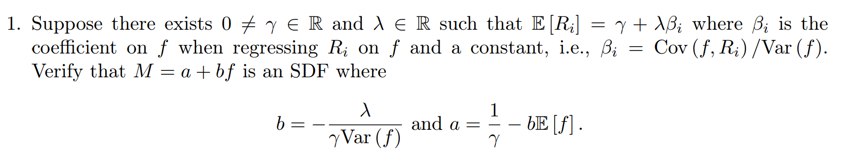 Solved Suppose there exists 0≠γinR ﻿and λinR ﻿such that | Chegg.com