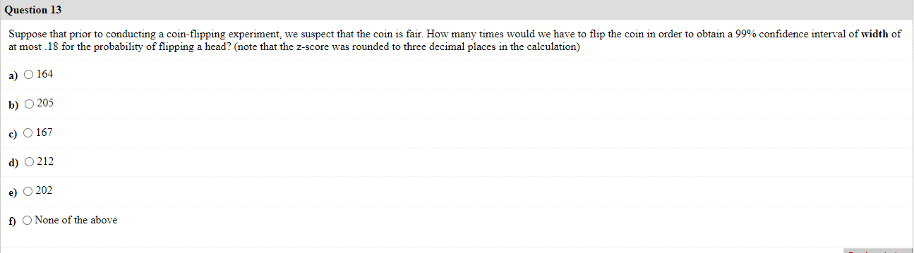 Solved Question 13 Suppose That Prior To Conducting A