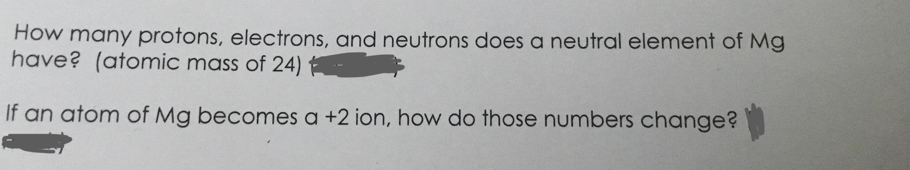 Solved How many protons, electrons, and neutrons does a | Chegg.com