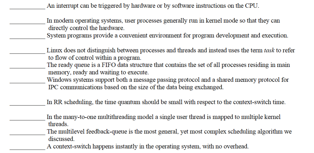 Solved An interrupt can be triggered by hardware or by | Chegg.com