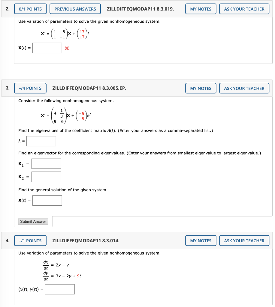 Solved 0/1 POINTS PREVIOUS ANSWERS ZILLDIFFEQMODAP11 | Chegg.com