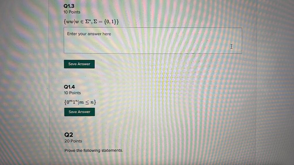 Solved Q1 40 Points Prove or disprove the following is not | Chegg.com