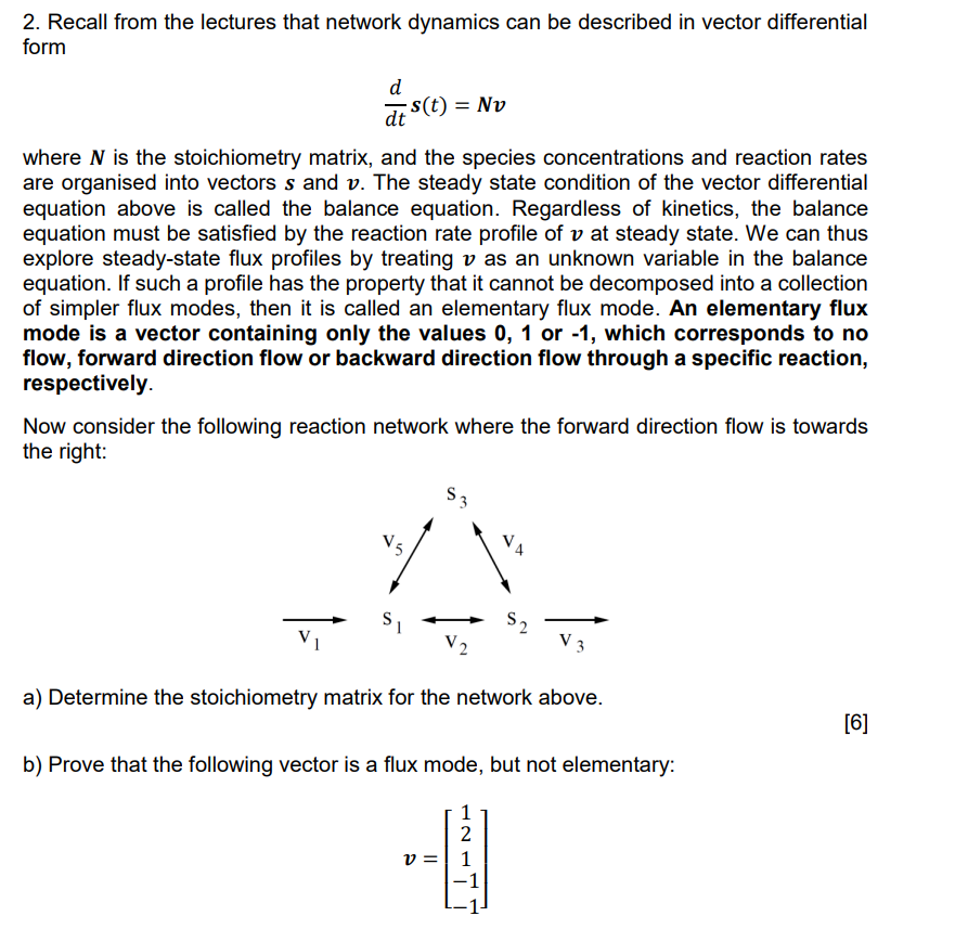 Solved 2. Recall from the lectures that network dynamics can | Chegg.com