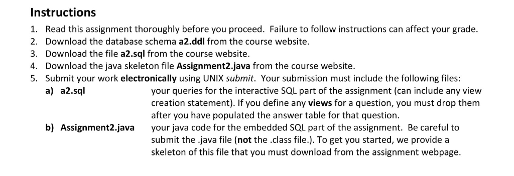 Instructions 1. Read this assignment thoroughly | Chegg.com