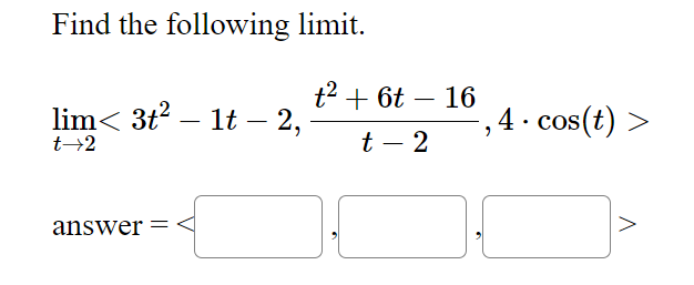 Solved Find the following limit. | Chegg.com