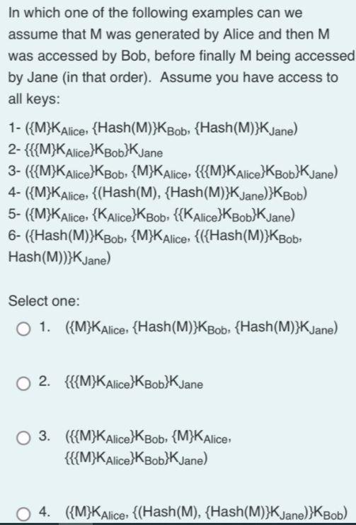Solved In which one of the following examples can we assume | Chegg.com