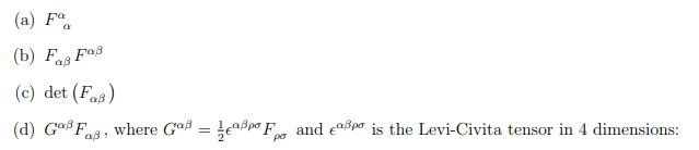 Solved Calculate the following (where F is the | Chegg.com
