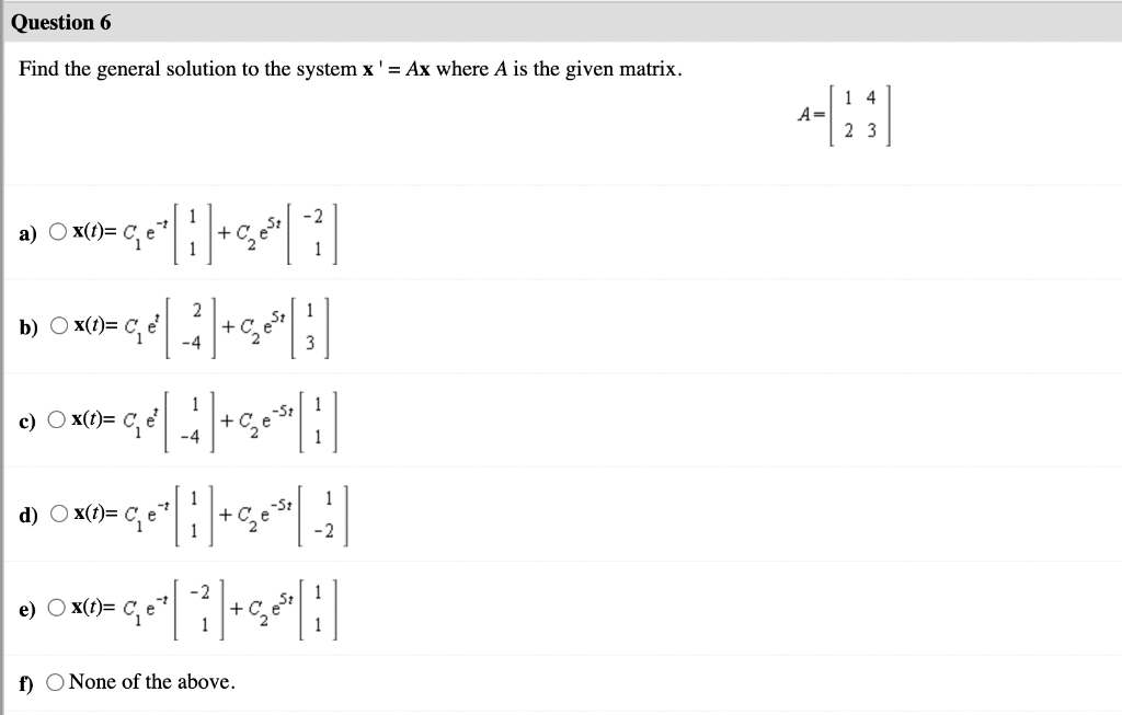 Solved Find the eigenvalues and number of independent | Chegg.com