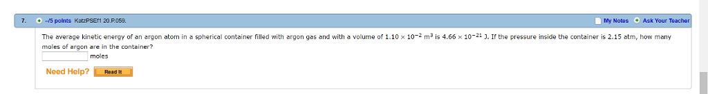 Solved 5 points KatzPSEr1 20.PO My Notos Ask Your Toacher | Chegg.com