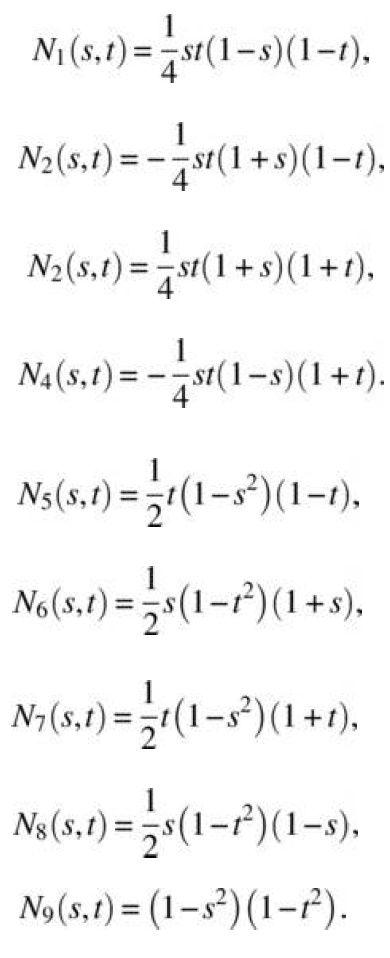 A 9-node quadrilateral heat conduction element is | Chegg.com