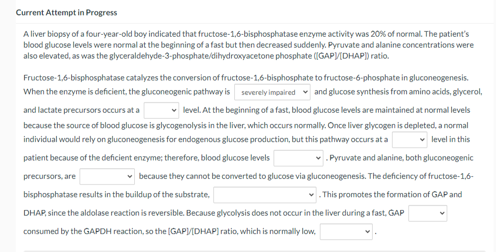 Solved Current Attempt in ProgressA liver biopsy of a | Chegg.com