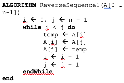 Solved Analyze the time and location of the Reverse Sequence | Chegg.com