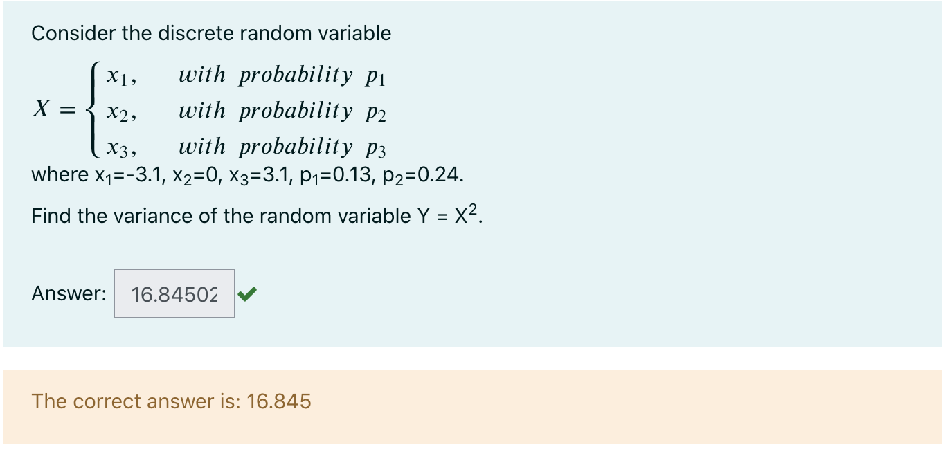 Solved Consider the discrete random variable X1, with | Chegg.com