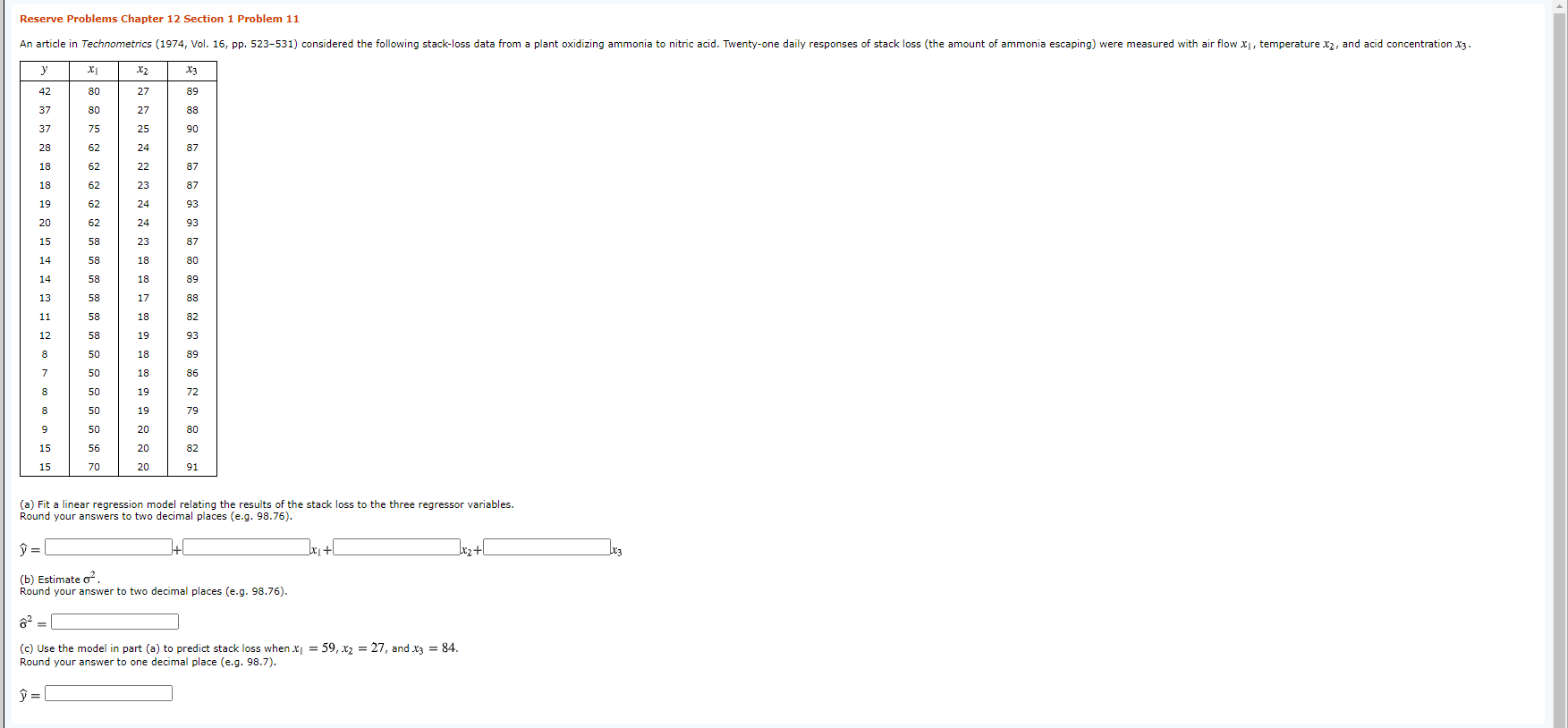 Solved Reserve Problems Chapter 12 Section 1 Problem 11 An | Chegg.com