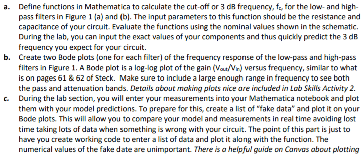 a. Define functions in Mathematica to calculate the | Chegg.com