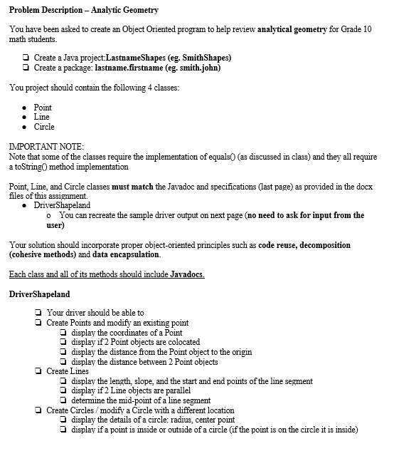 Solved Line Class Field Summary Modifier and Type private | Chegg.com