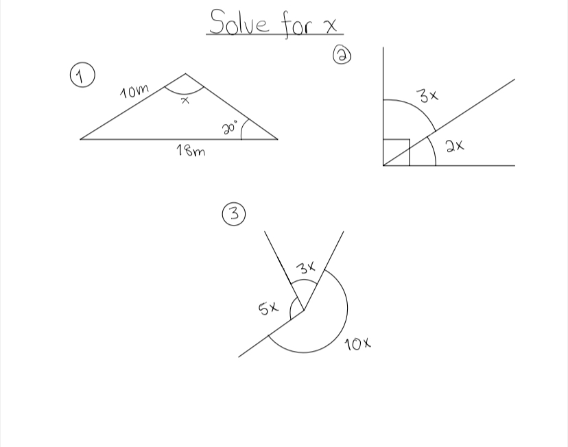 Solved Solve for x | Chegg.com