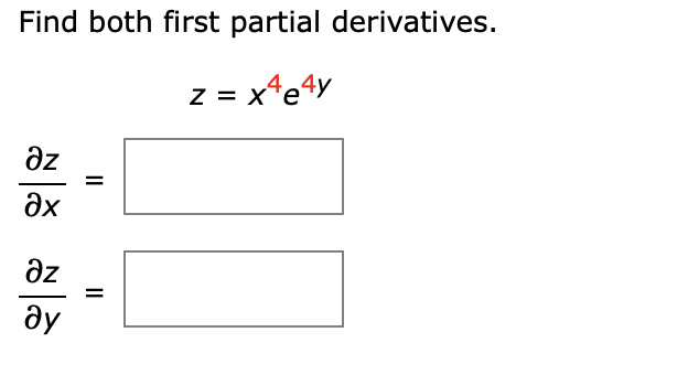 Solved Find both first partial derivatives. z=5yx2+x2y2Find | Chegg.com