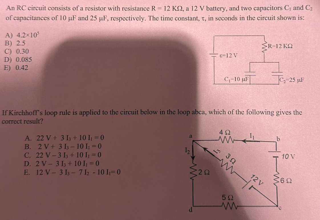 Solved An RC circuit consists of a resistor with resistance | Chegg.com