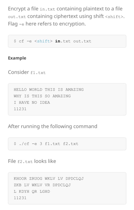Solved Encrypt a file in.txt containing plaintext to a file | Chegg.com