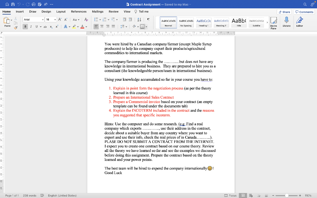 ng 2-COA... Contract Assignment - Saved to my Mac | Chegg.com
