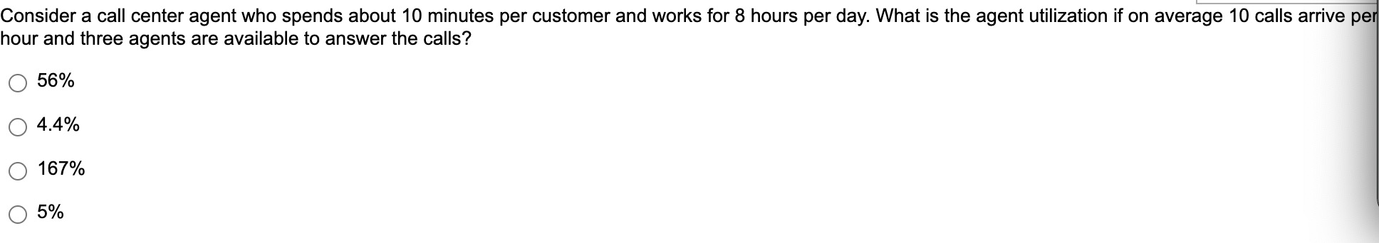 Solved Consider a call center agent who spends about 10 | Chegg.com
