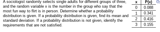 Solved A sociologist randomly selects single adults for | Chegg.com