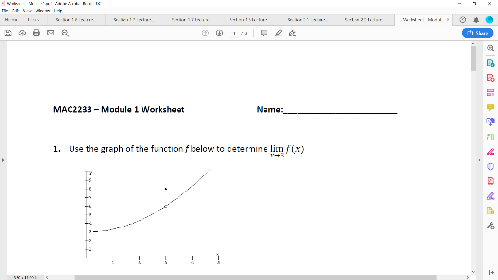 Solved Wworksheet Module 1 pdt Adobe Acrobat Reader DC File | Chegg.com