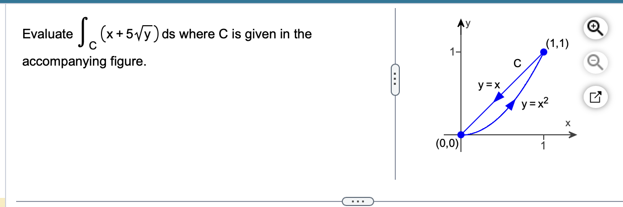 Solved Evaluate ∫C﻿(x+5y2)d ﻿shere C is ﻿given in | Chegg.com