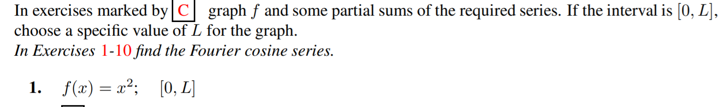 Solved In exercises marked by C graph f and some partial | Chegg.com