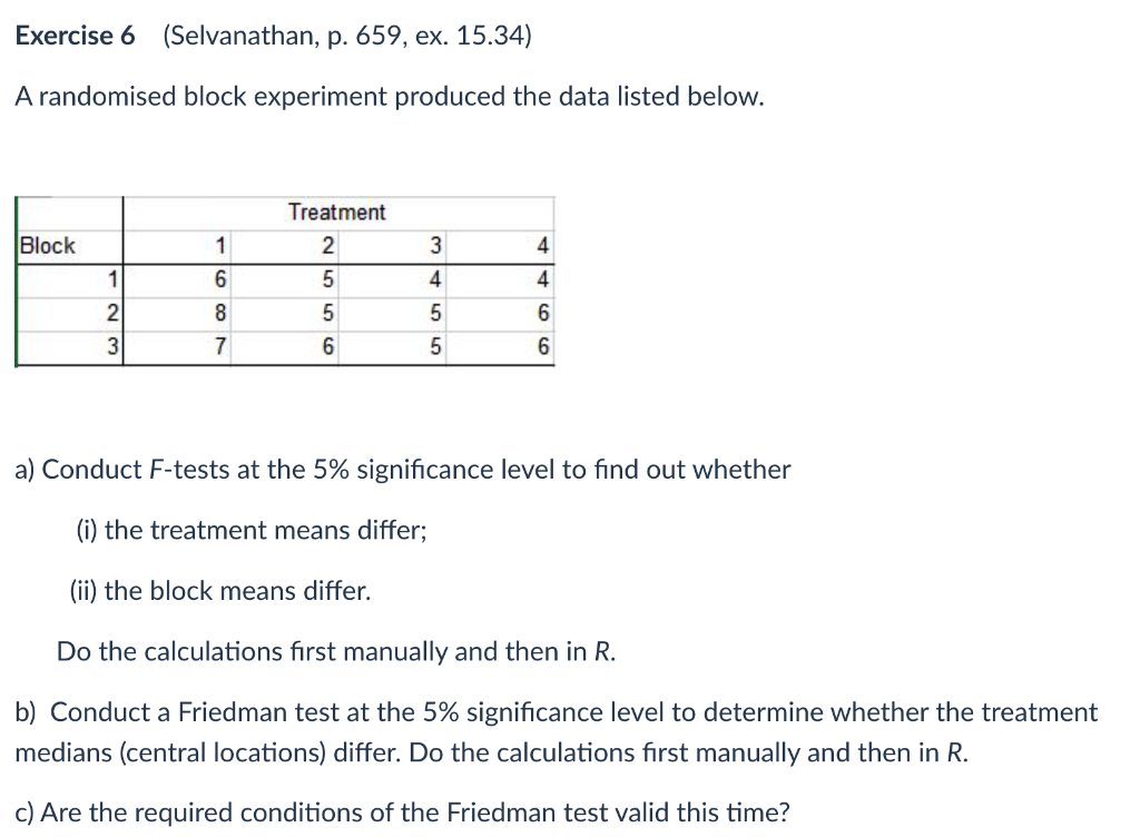 Solved Exercise 6 (Selvanathan, p. 659, ex. 15.34) A | Chegg.com