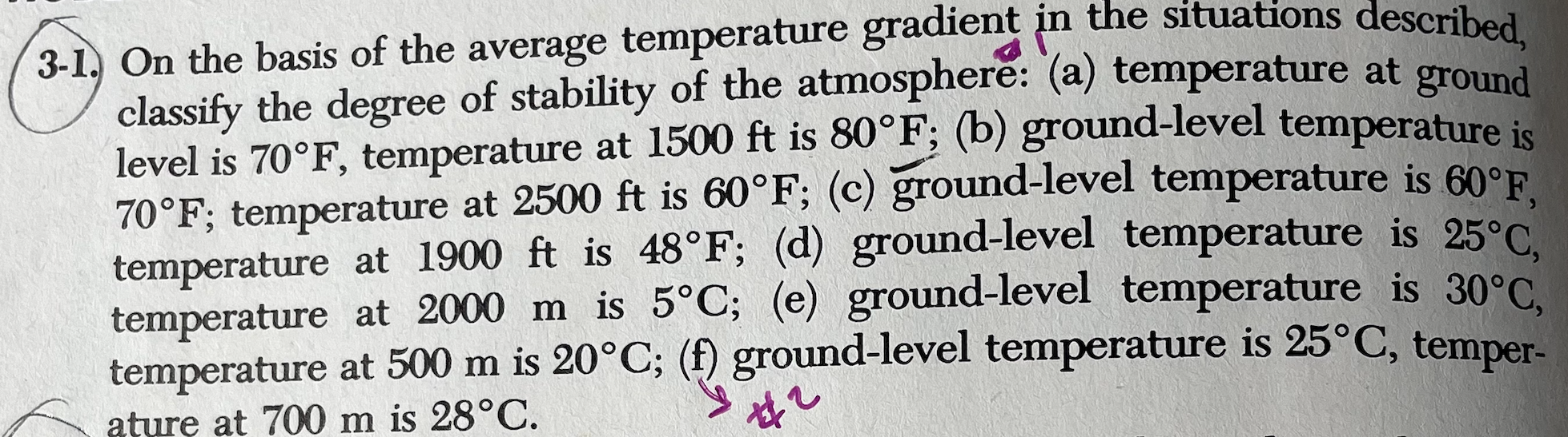 3-1. On the basis of the average temperature gradient | Chegg.com