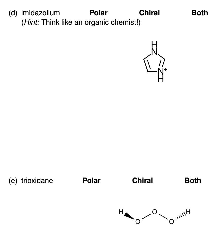 Solved Using the flow chart, assign a point group to each of | Chegg.com