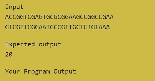 Solved Print length of LCS using only two rows Modify the | Chegg.com