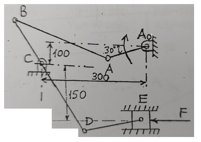 Solved Draw the mechanism given in the figure with the given | Chegg.com